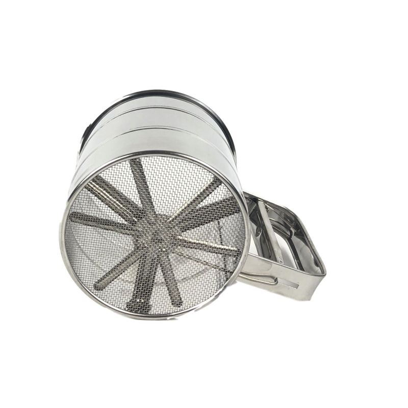 Tamis de cuisine mécanique inox pour des préparations sans grumeaux ...