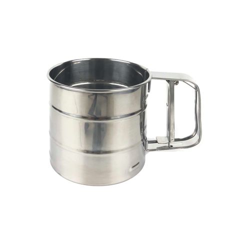 Tamis de cuisine mécanique inox pour des préparations sans grumeaux ...