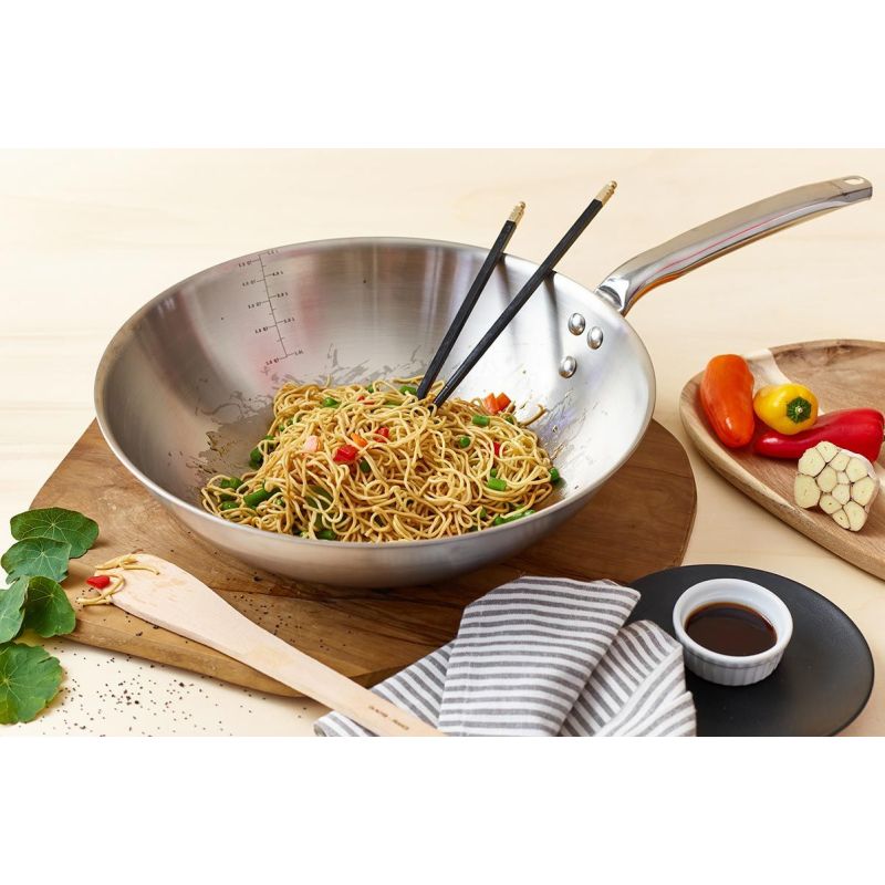 Wok en inox made in France : cuissons saines et légères - Wok