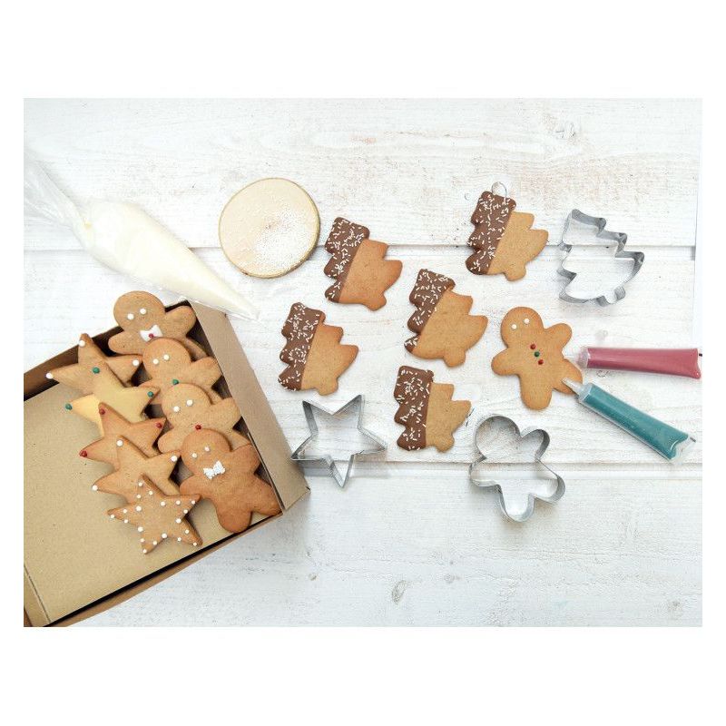Coffret pour biscuits de Noël - Kit patisserie